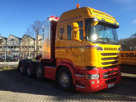Neue Zugmaschinen: Scania R 730 8x4 - Wiesbauer GmbH & Co. KG
